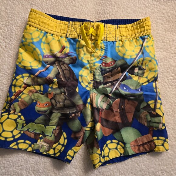 Swim | Teenage Mutant Ninja Turtles Boys Swim Trunks Tmnt Print Size S ...